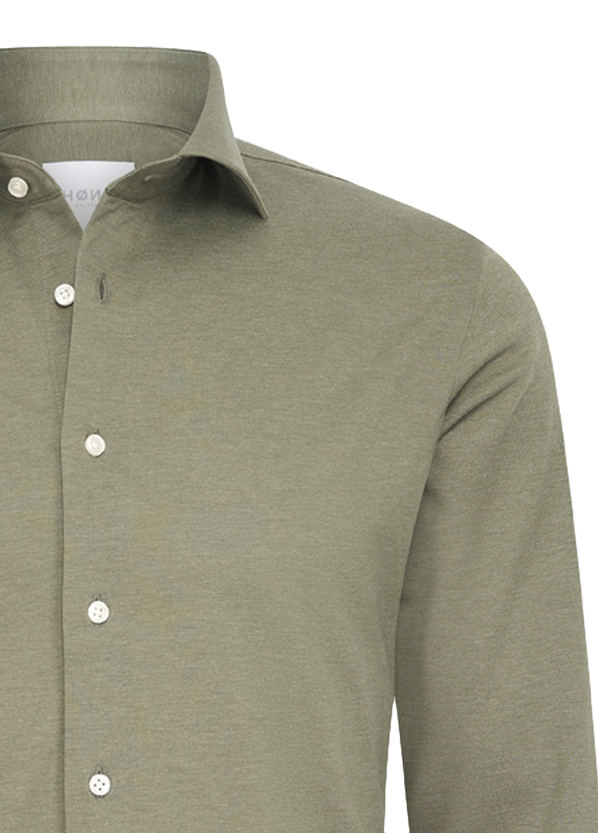 Bosgroen knitted shirt | PakkenFabriek